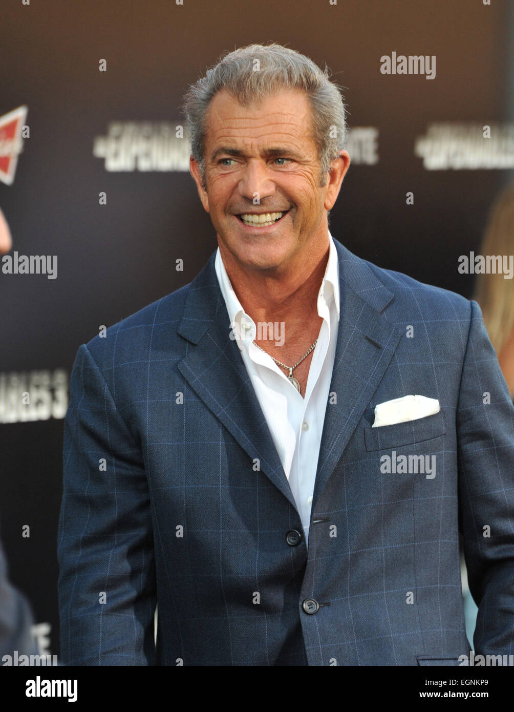 LOS ANGELES, CA - AUGUST 11, 2014: Mel Gibson at the Los Angeles ...