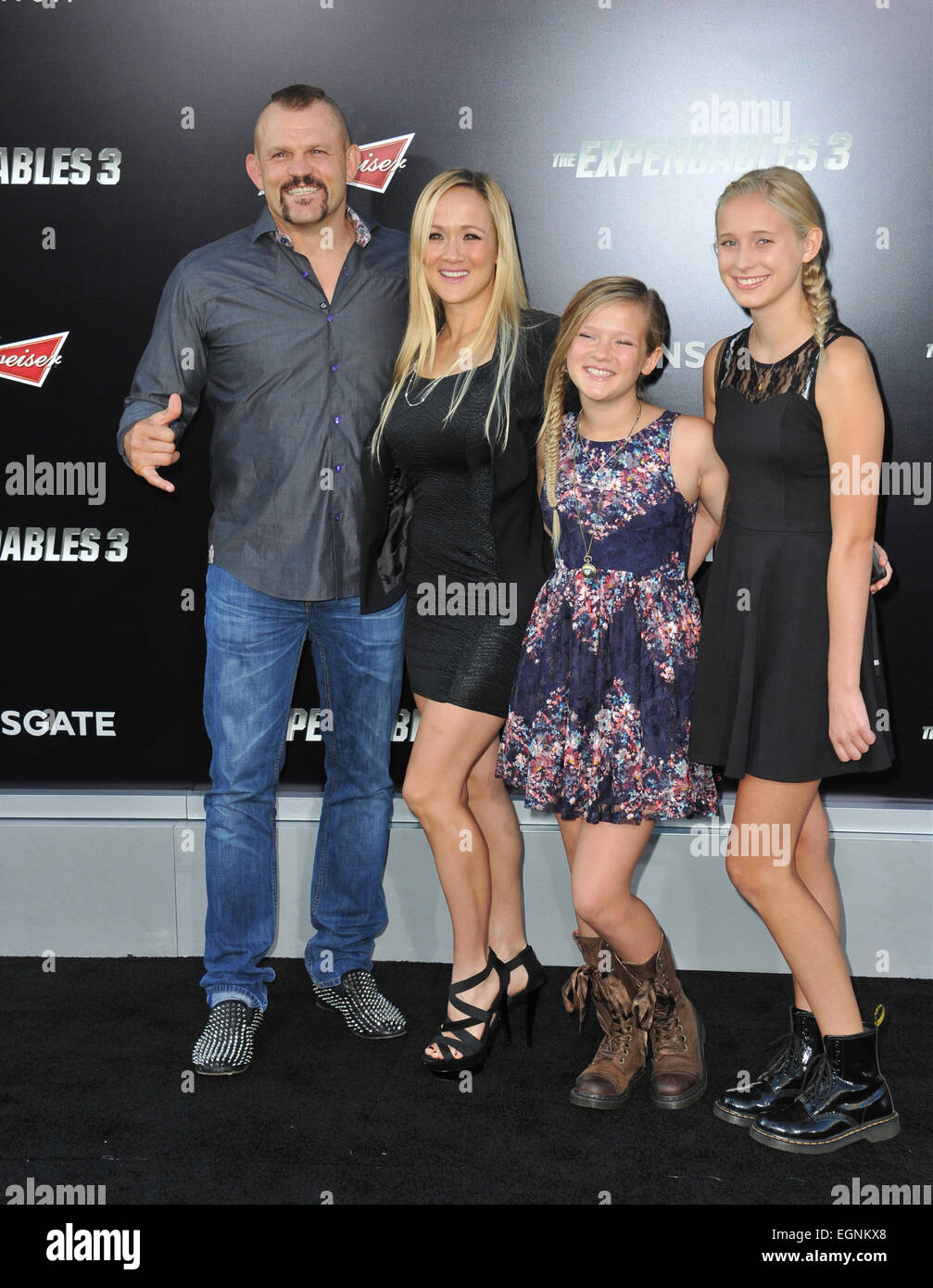 LOS ANGELES, CA - AUGUST 11, 2014: Chuck Liddell at the Los Angeles ...
