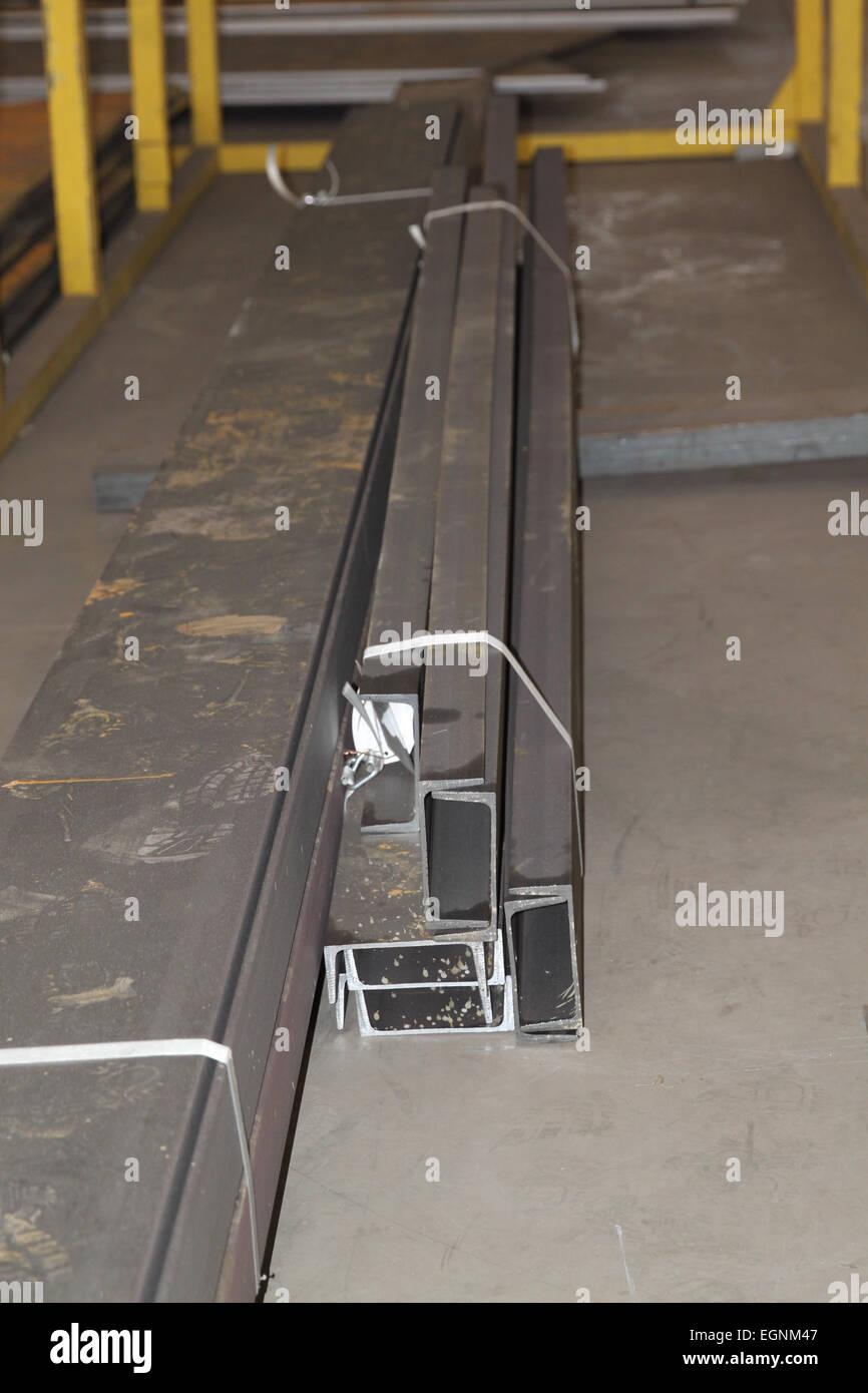 purified metal profile channel for use in structures Stock Photo - Alamy