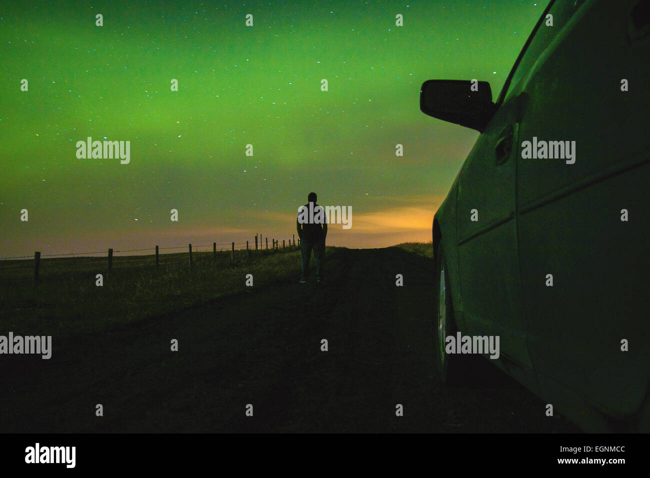 CALGARY, ALBERTA/CANADA - 24th Tuesday February 2015 - Northern lights ...