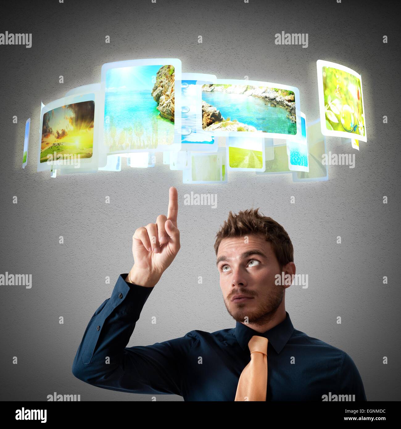 Landscape digital photo concept hi-res stock photography and images - Alamy