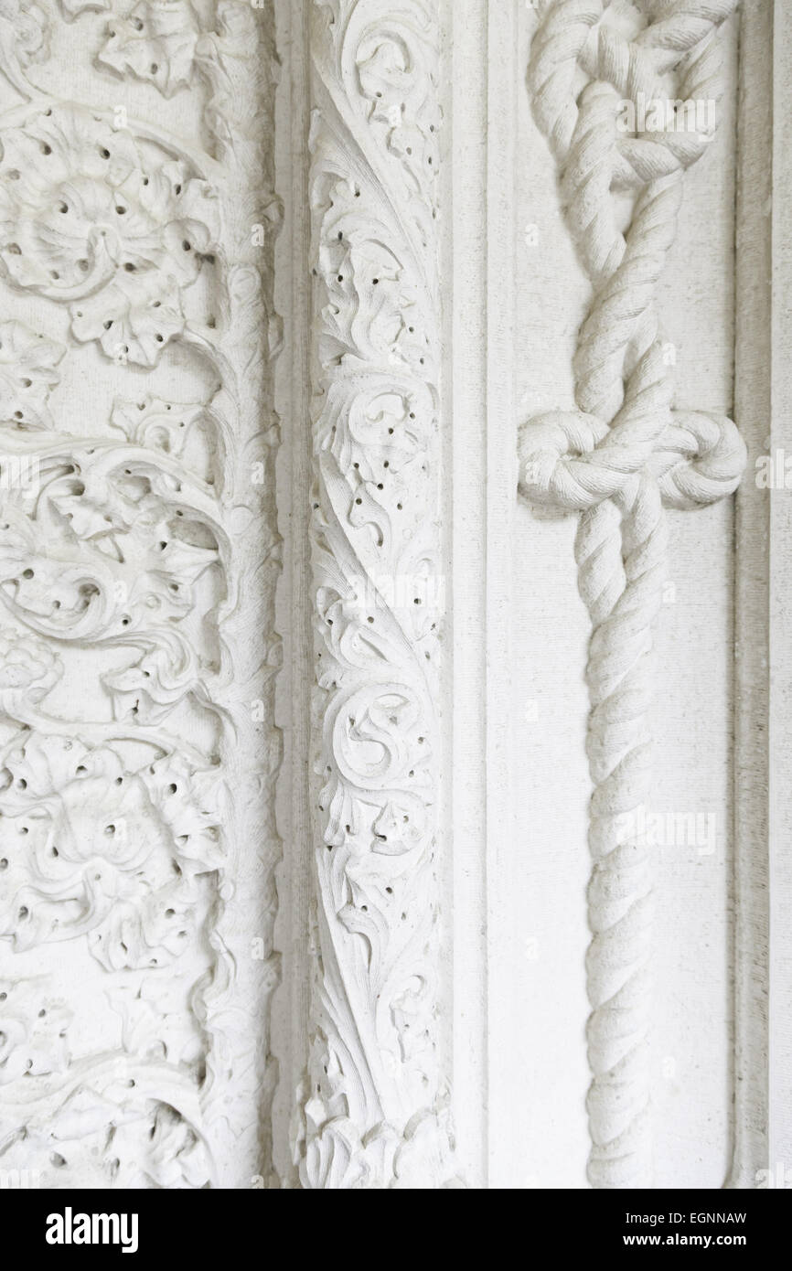 Ornate manueline style sculpture hi-res stock photography and images ...