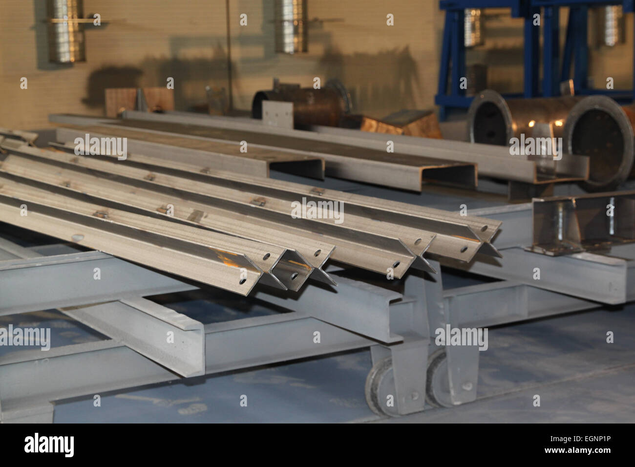 Metal profiles angle foundation for building structures, steel Stock ...