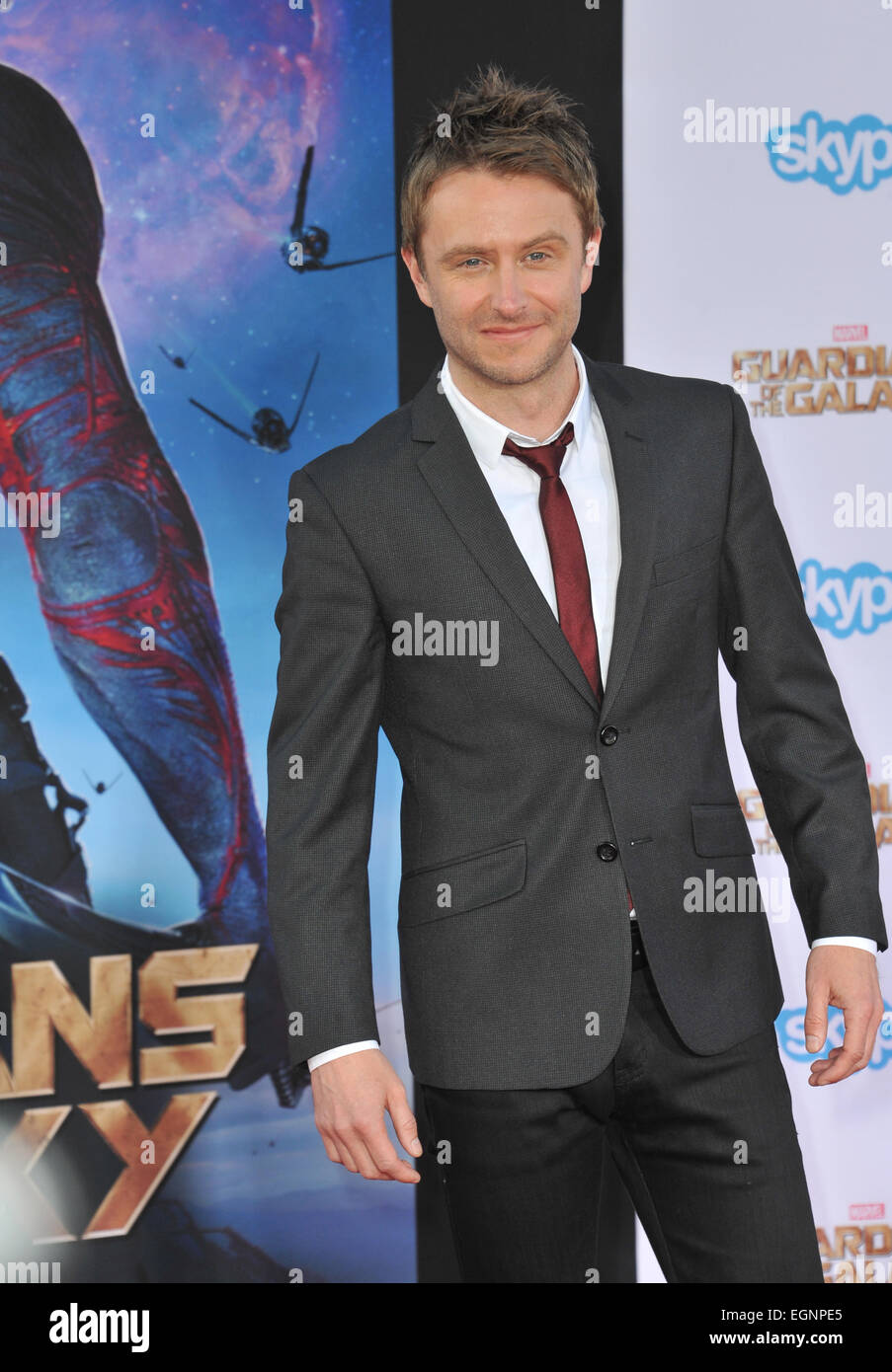 LOS ANGELES, CA - JULY 21, 2014: Chris Hardwick at the world premiere ...