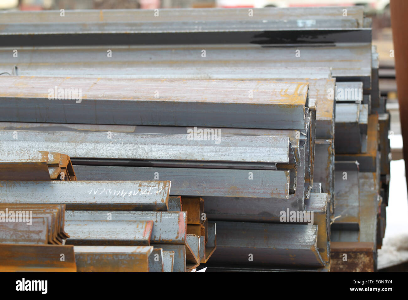 Metal profiles angle foundation for building structures, steel Stock ...