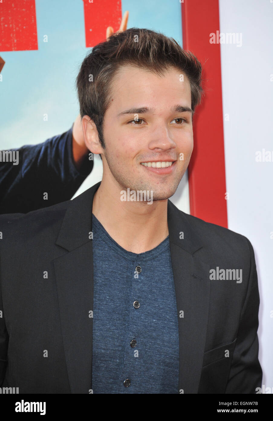 LOS ANGELES, CA - JUNE 30, 2014: Nathan Kress at the premiere of "Tammy ...
