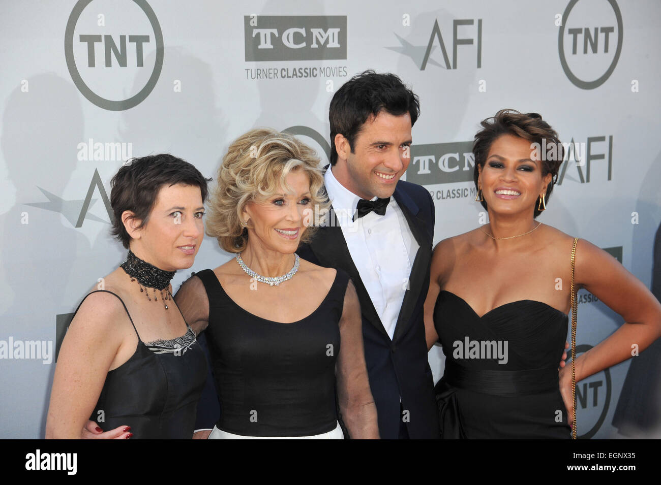 LOS ANGELES, CA - JUNE 5, 2014: Jane Fonda & daughter Vanessa Vadim ...