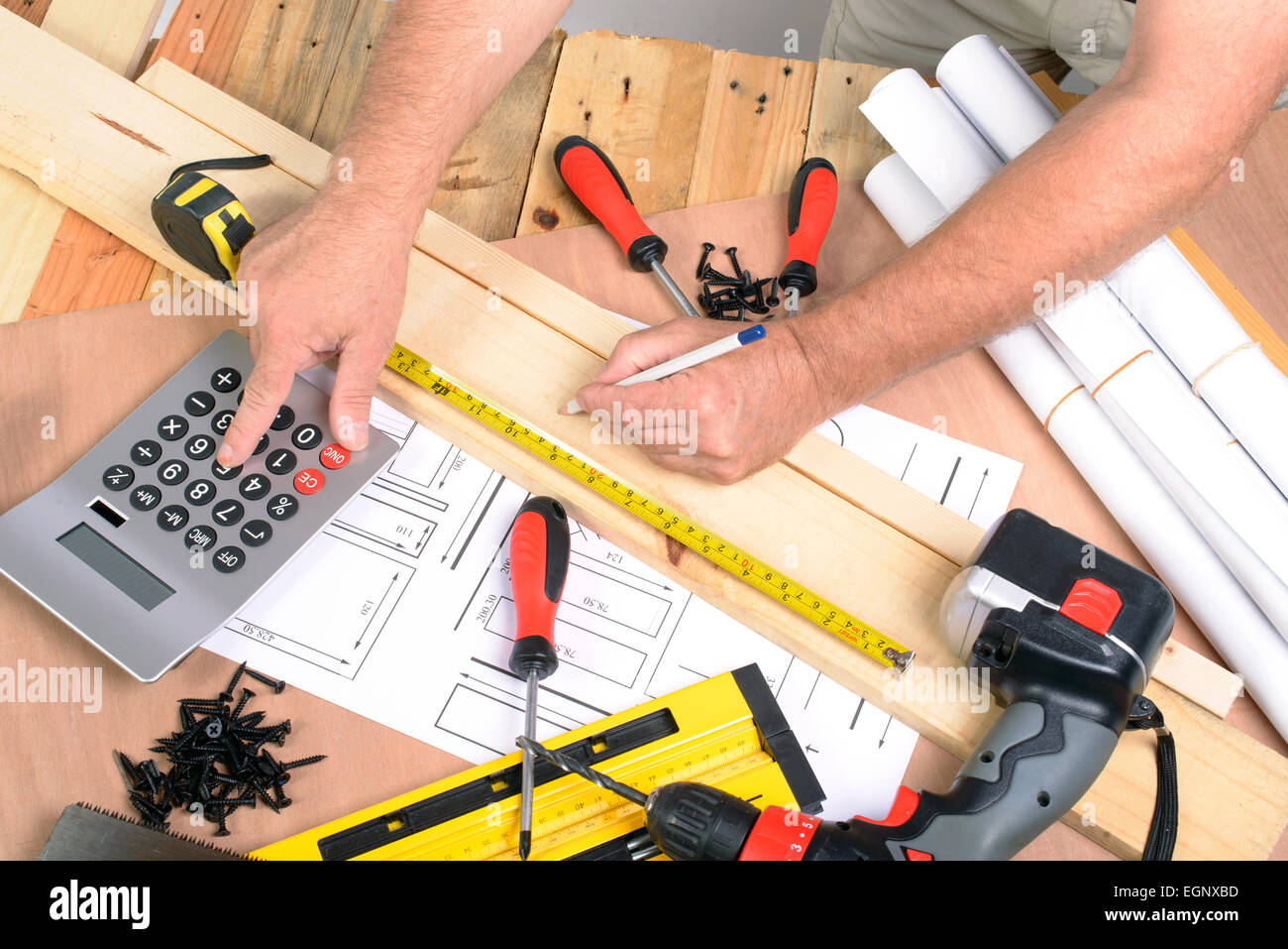 Various measuring tools hi-res stock photography and images - Alamy