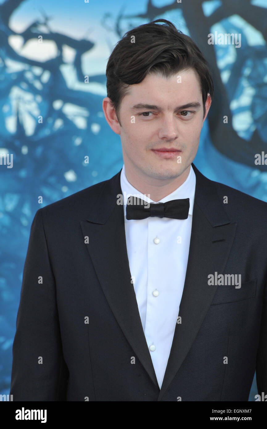 LOS ANGELES, CA - MAY 29, 2014: Sam Riley at the world premiere of his ...