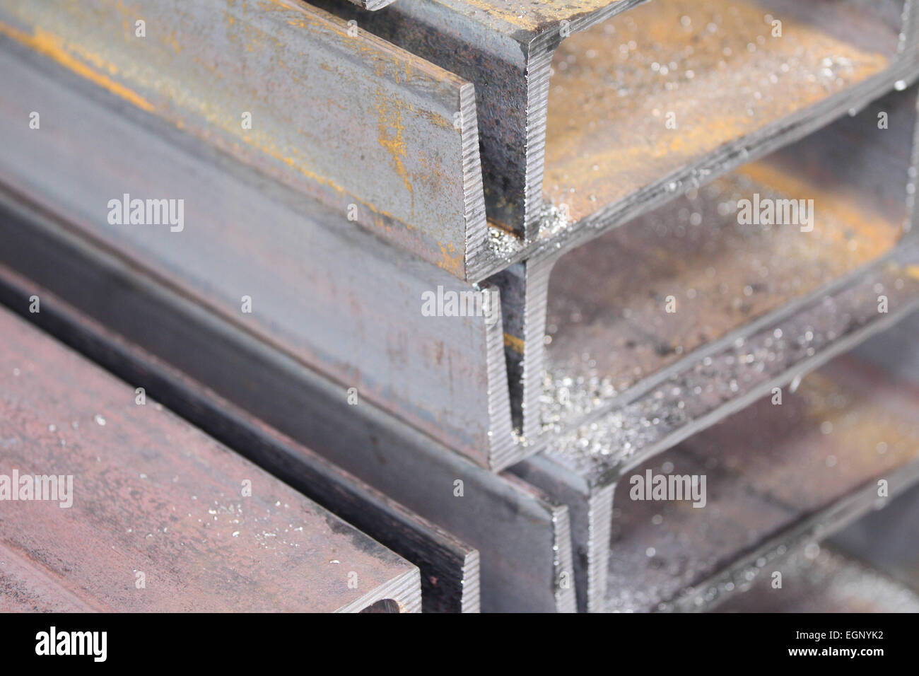metal profile channel for use in structures, warehouse Stock Photo - Alamy
