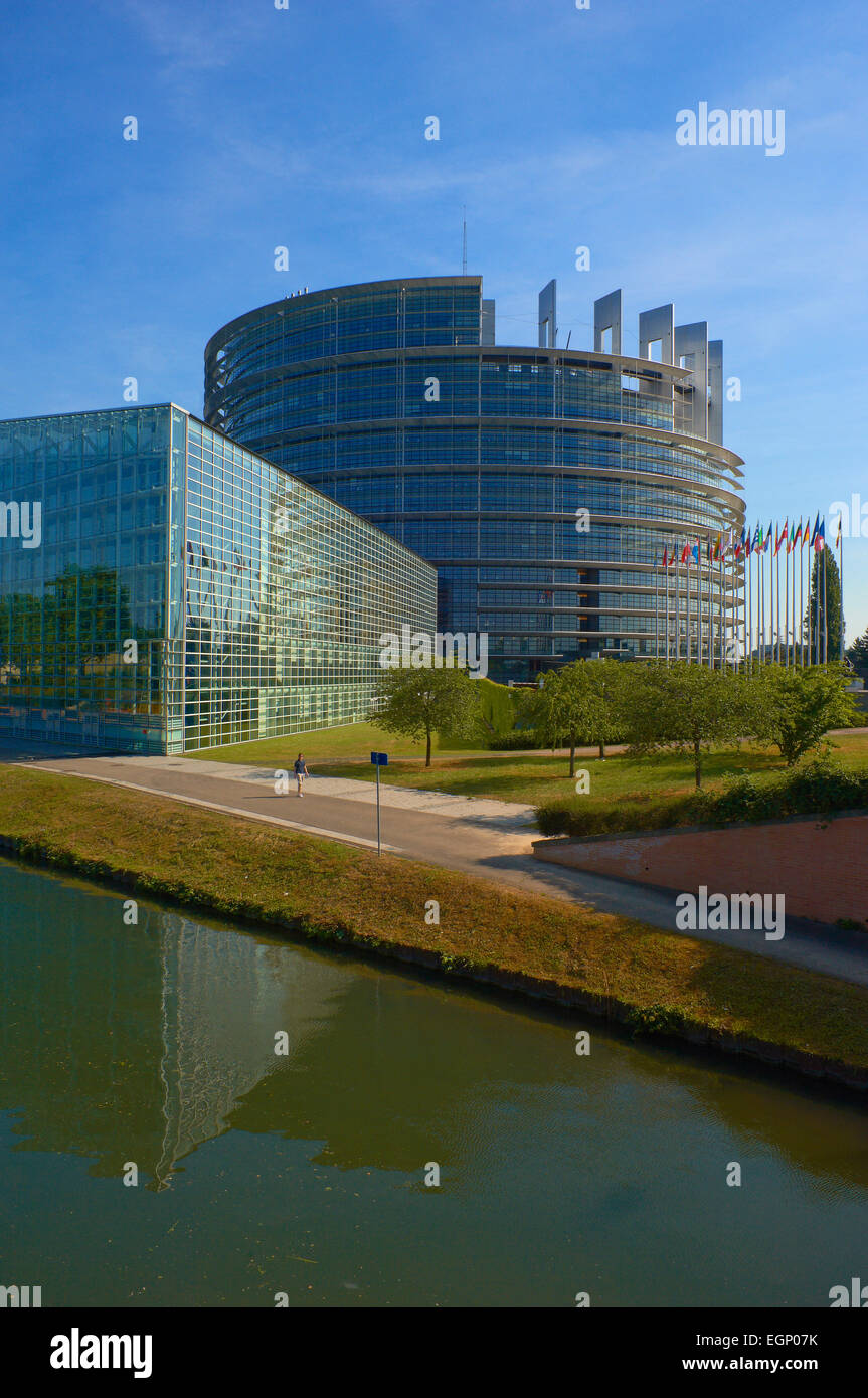 Strasbourg, European Parliament building, UNESCO world heritage site ...