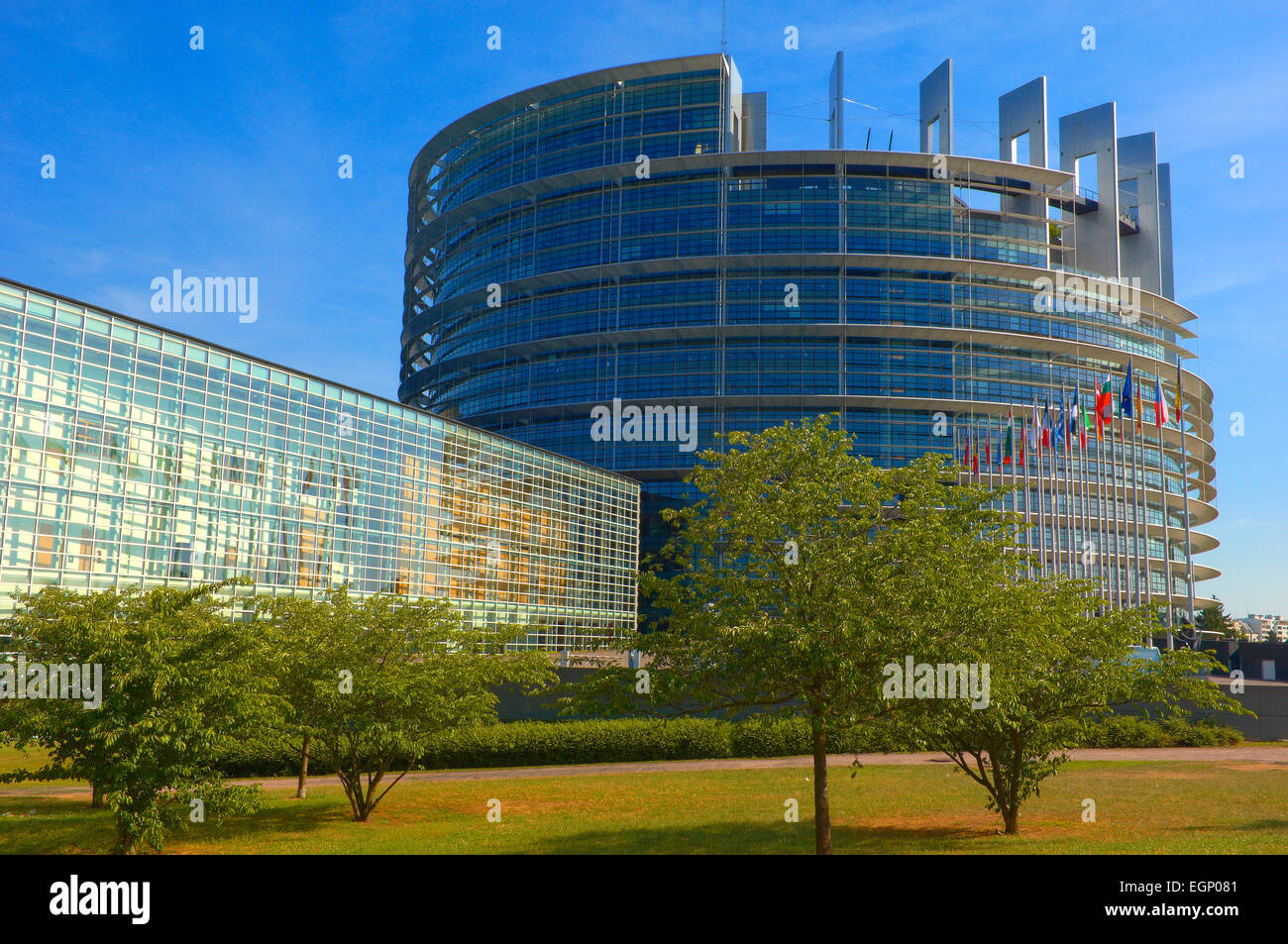 Strasbourg, European Parliament building, UNESCO world heritage site ...