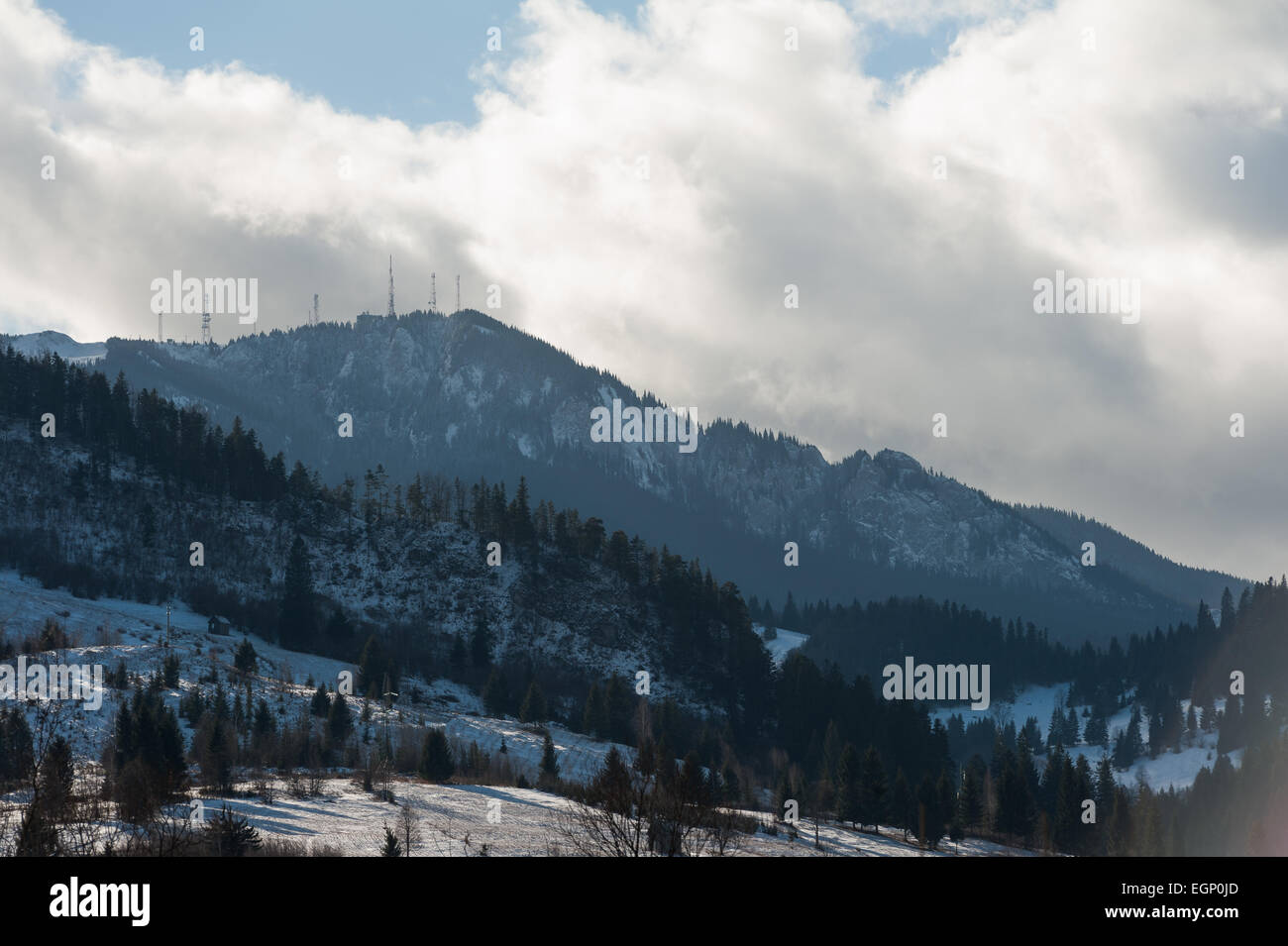 Rarau mountain in the winter Stock Photo - Alamy