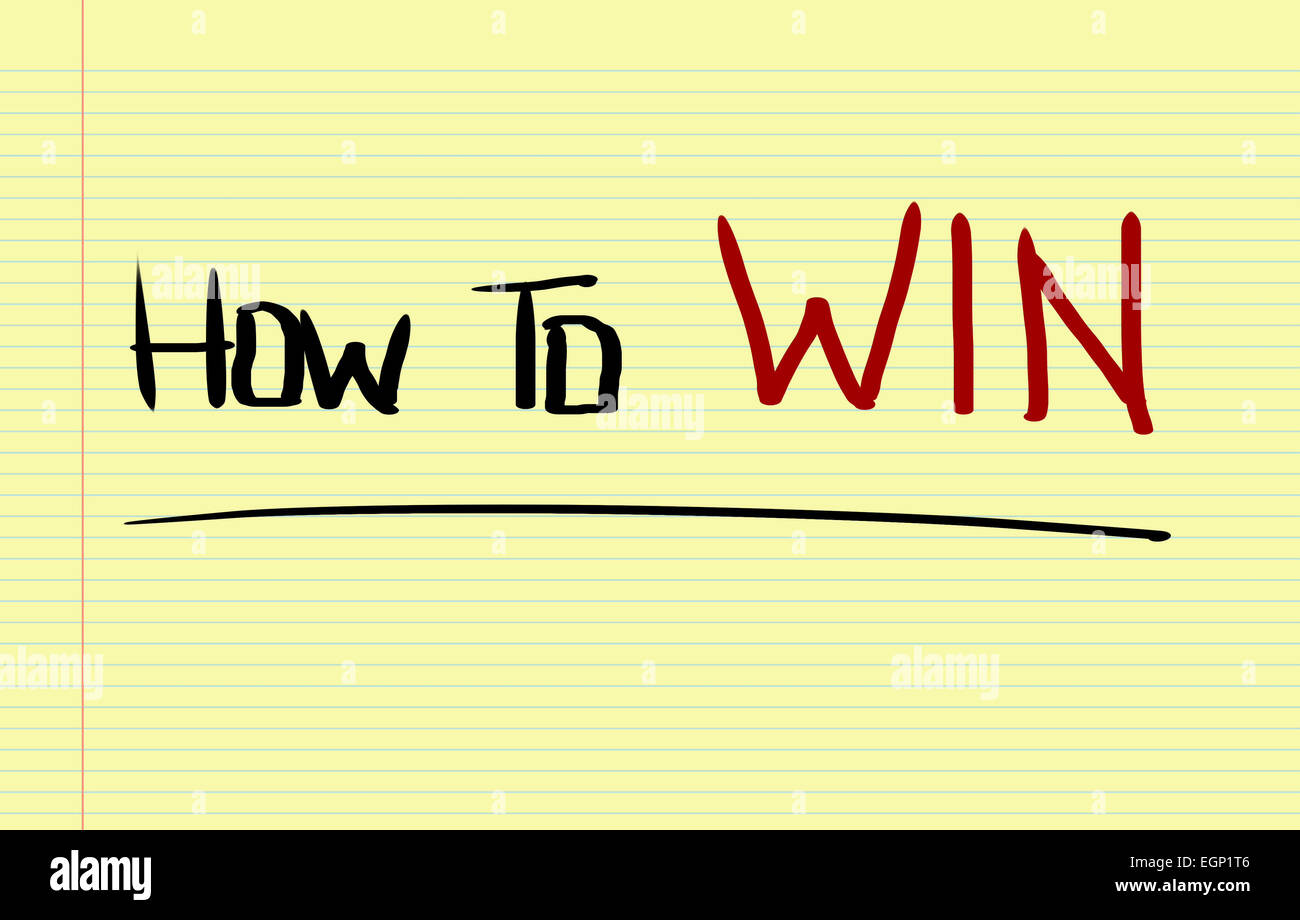 How To Win Concept Stock Photo - Alamy