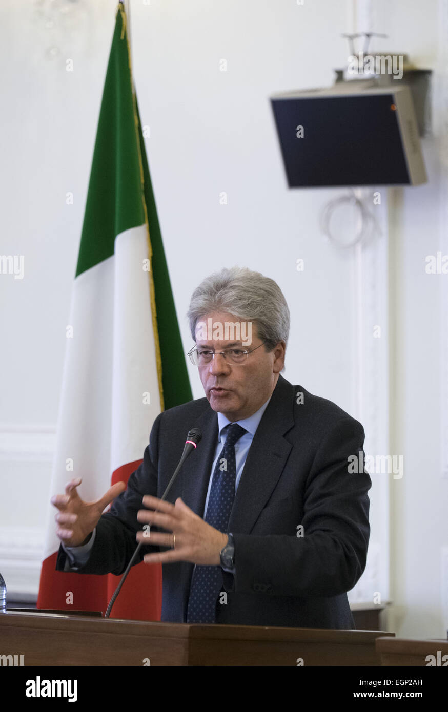 Paolo gentiloni minister hi-res stock photography and images - Alamy