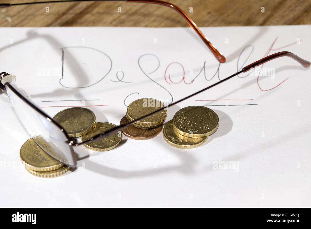 concept of economic and monetary default Stock Photo - Alamy