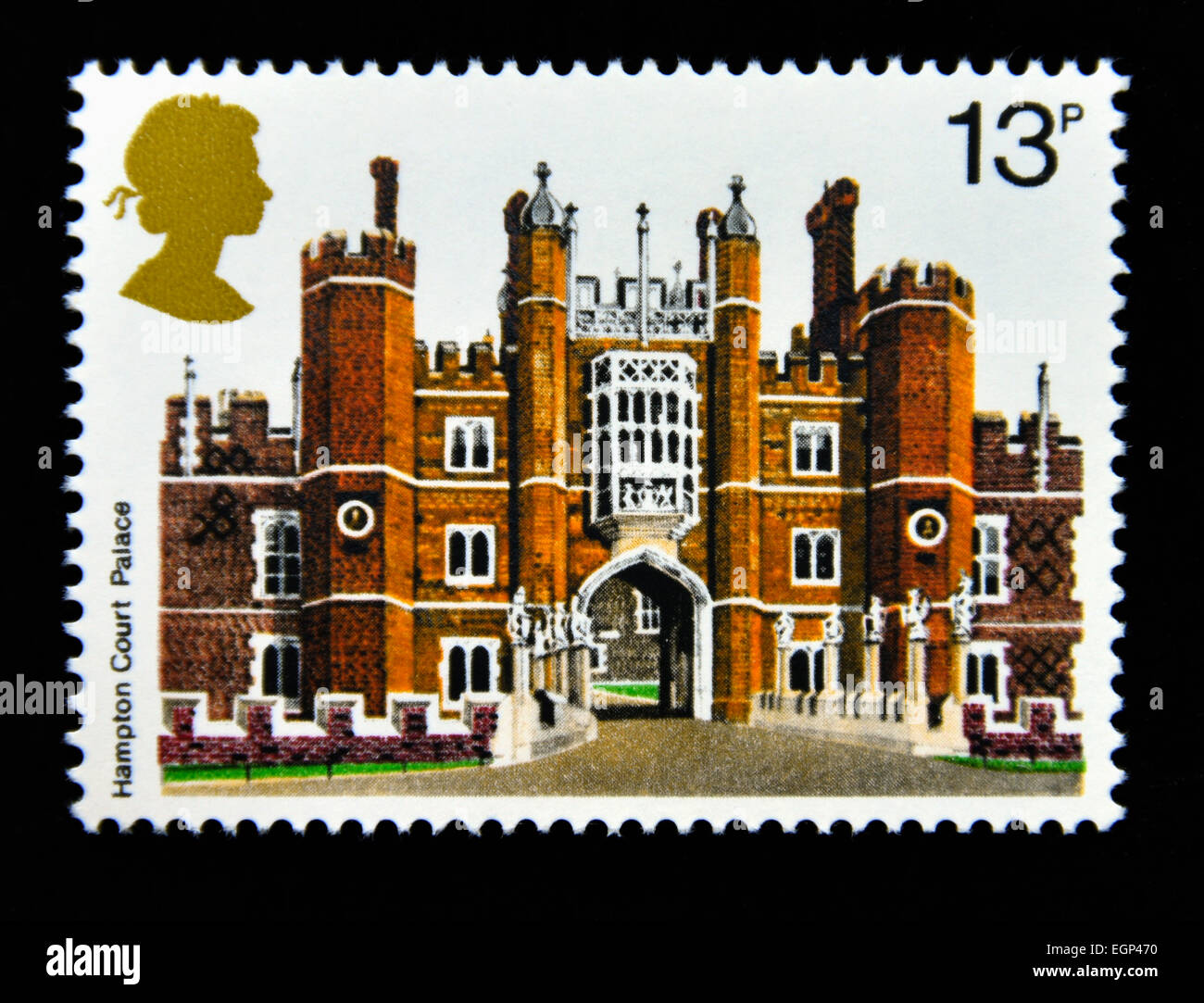 Postage stamp. Great Britain. Queen Elizabeth II. 1978. British ...