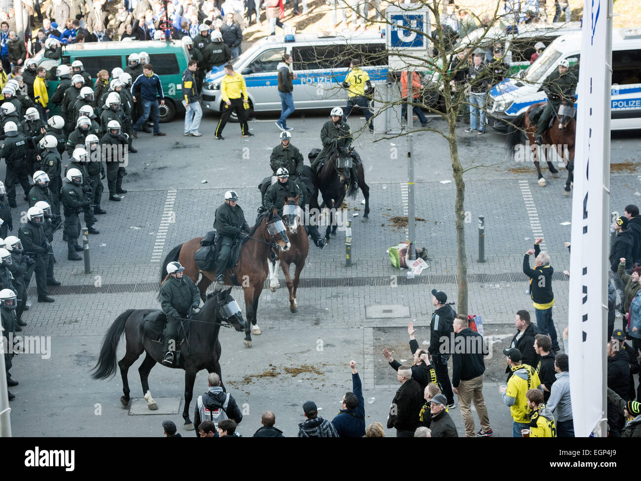 German police soccer fans during hi-res stock photography and images ...