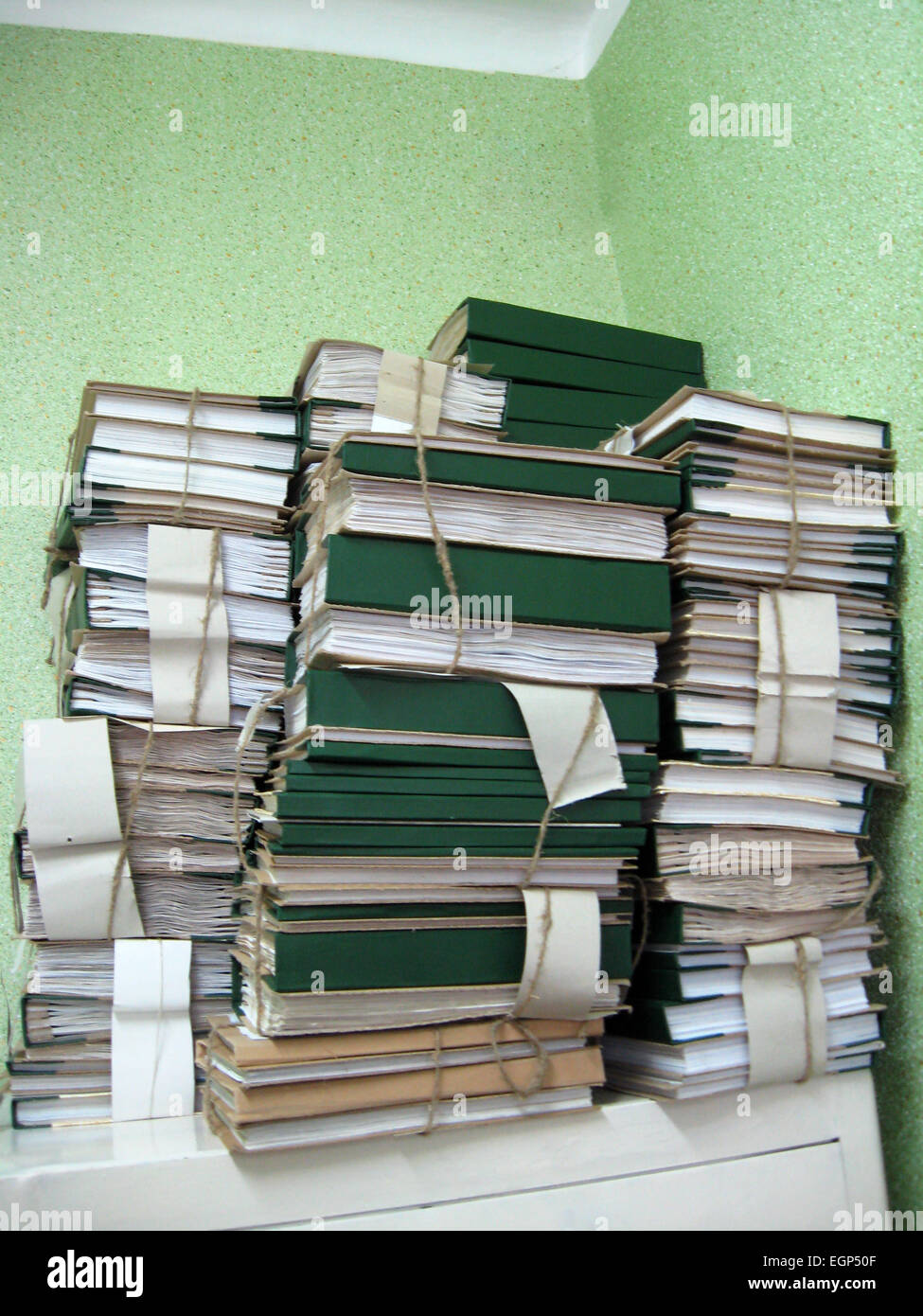 the image of pile of archive papers Stock Photo - Alamy