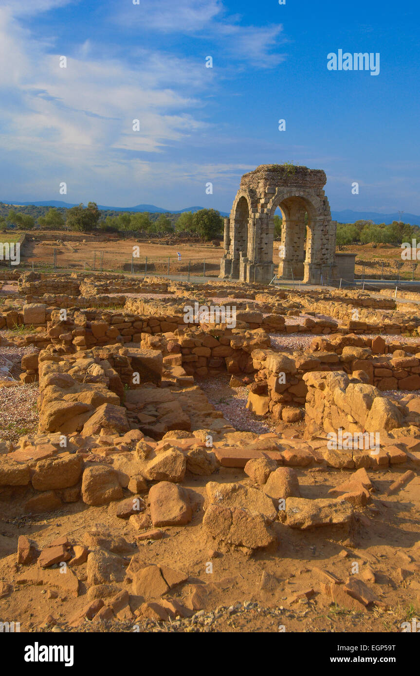 Roman arch of caparra 1st 2nd century ad hi-res stock photography and ...