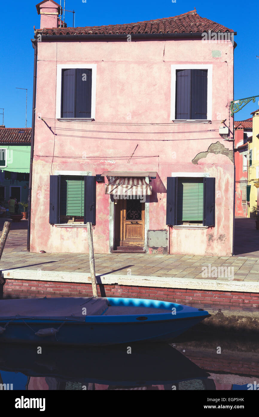 Colorful Traditional Buildings in Burano, Venice Stock Photo - Alamy