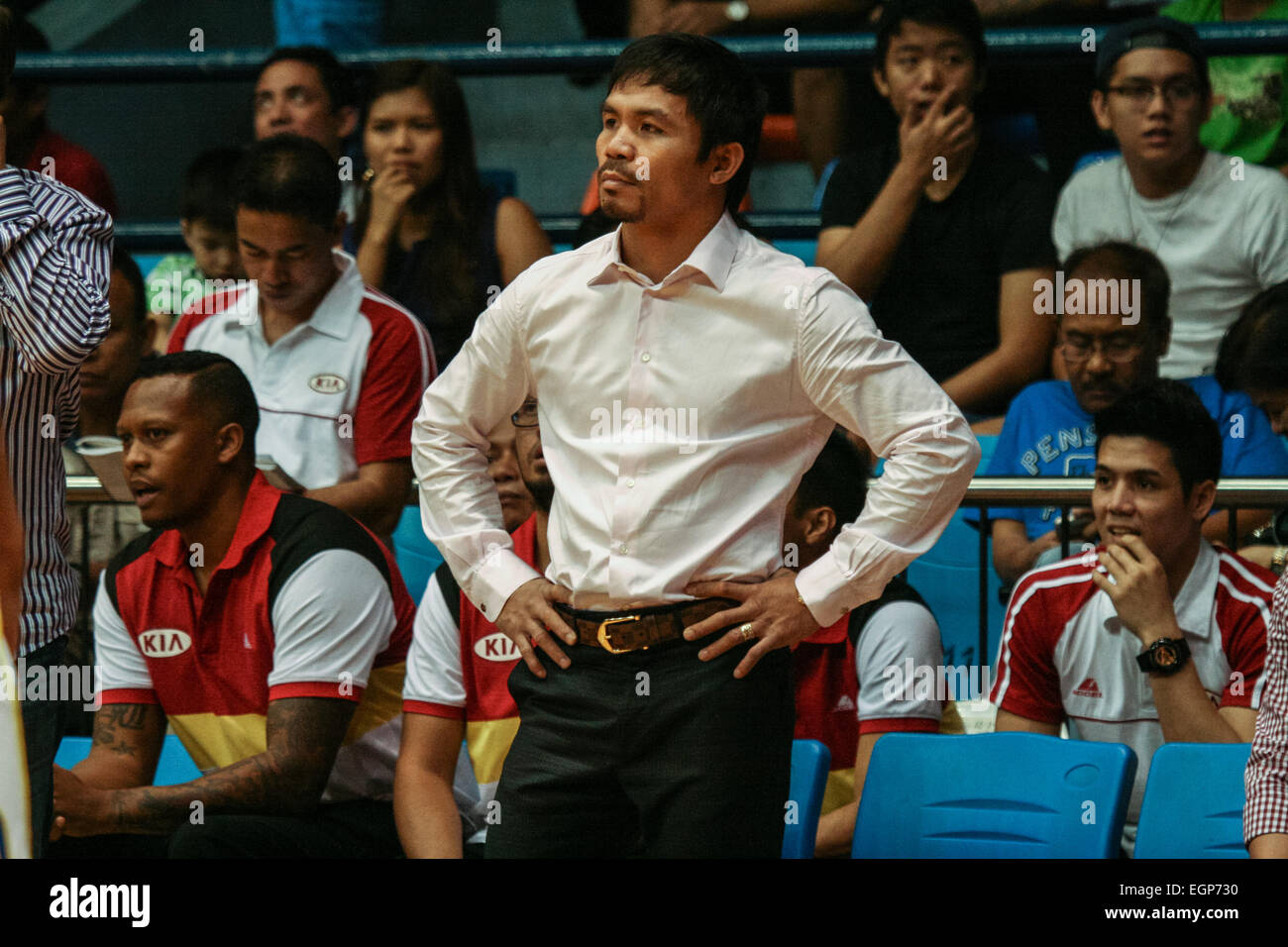 San Juan, Metro Manila, Philippines. 28th February, 2015. Team Kia ...