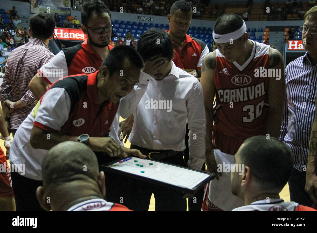 San Juan, Metro Manila, Philippines. 28th February, 2015. Team Kia ...