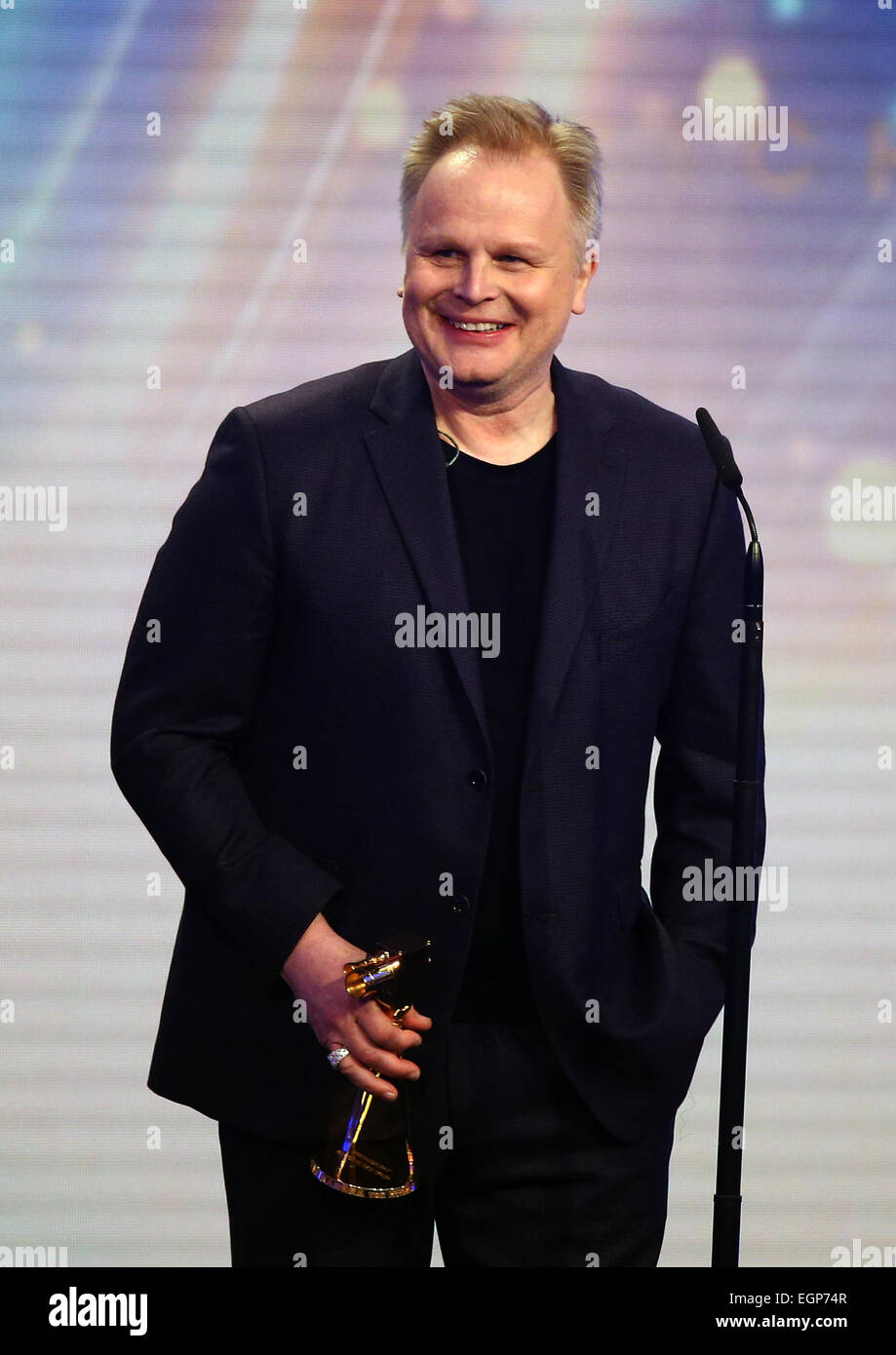 Hamburg, Germany. 27th Feb, 2015. German singer Herbert Groenemeyer ...