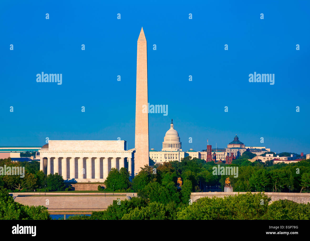 Washington dc skyline hi-res stock photography and images - Alamy