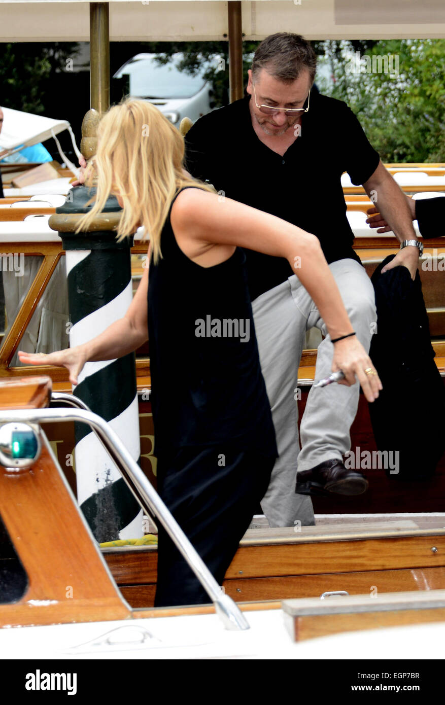 Tim Roth and wife Nikki Butler spotted arriving for The 71st Venice ...