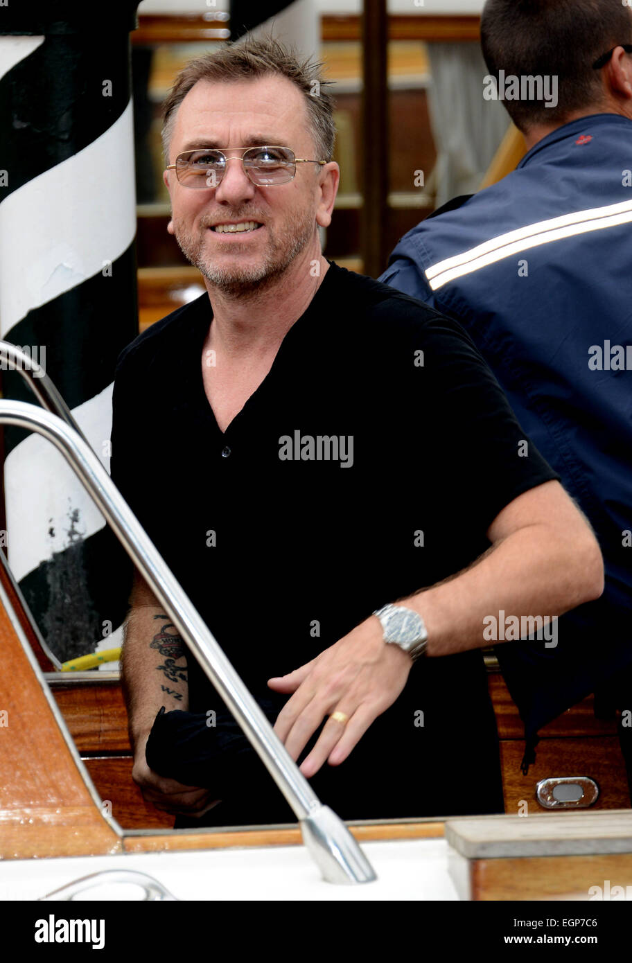 Tim Roth and wife Nikki Butler spotted arriving for The 71st Venice ...