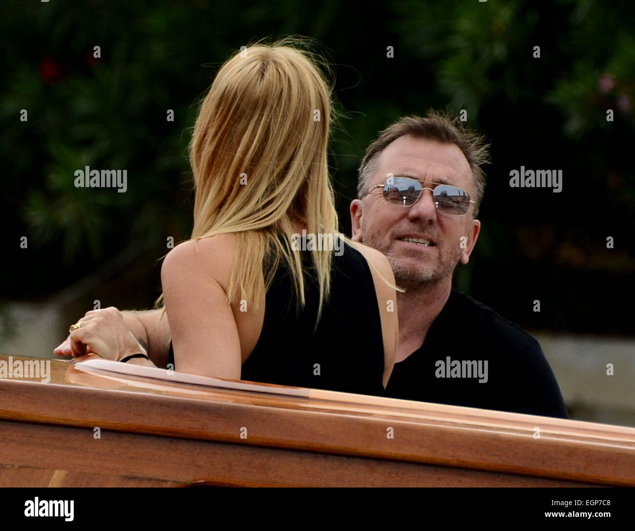 Tim Roth and wife Nikki Butler spotted arriving for The 71st Venice ...