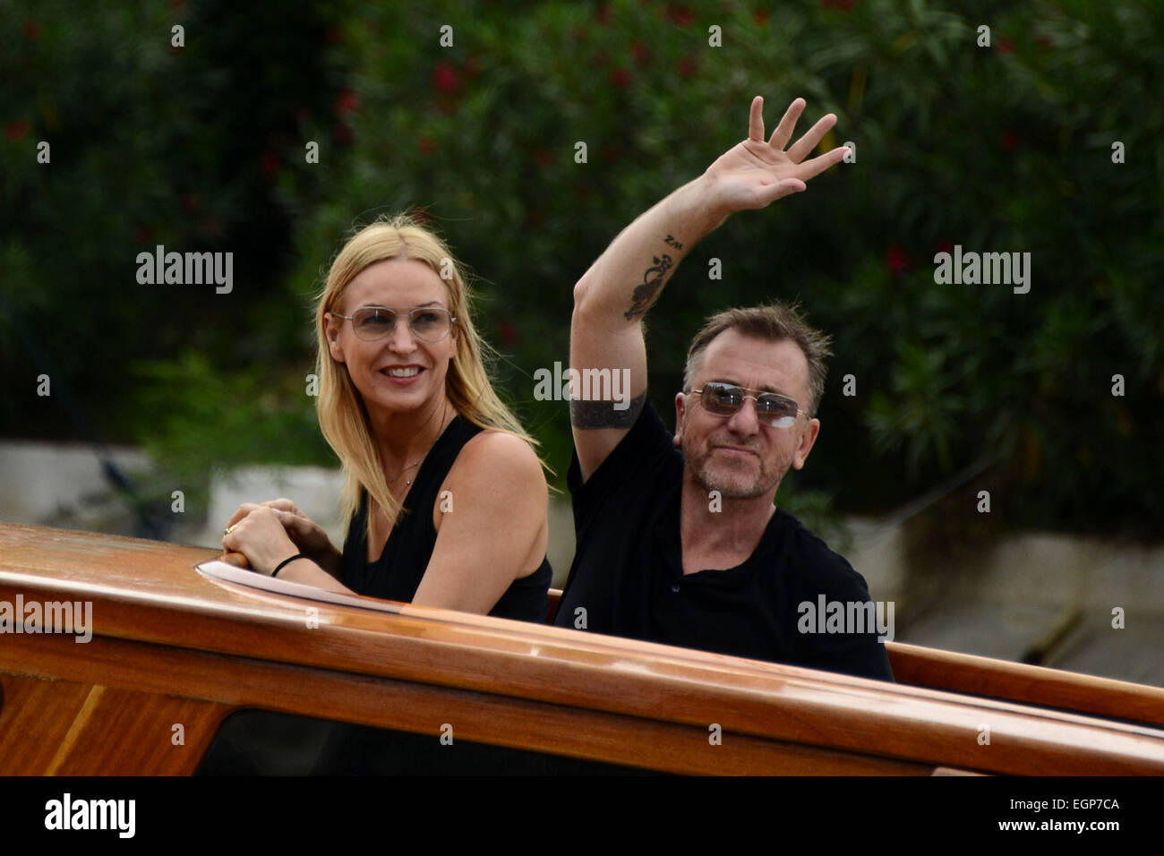 Tim Roth and wife Nikki Butler spotted arriving for The 71st Venice ...