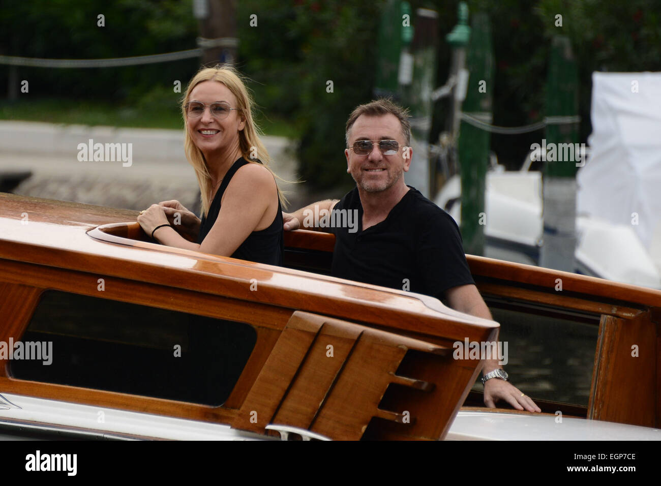 Tim Roth and wife Nikki Butler spotted arriving for The 71st Venice ...