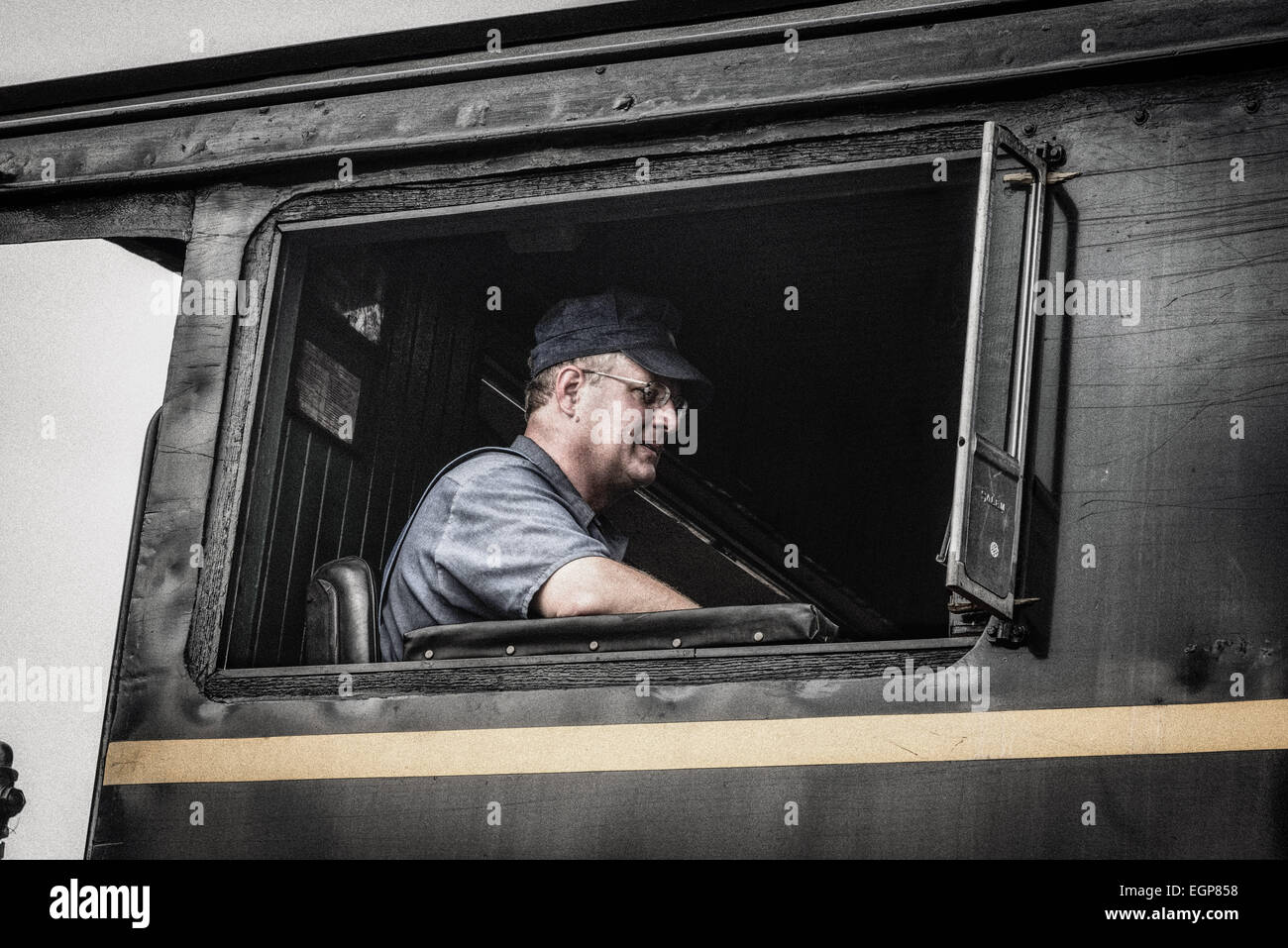Steam engine driver 1900s hi-res stock photography and images - Alamy