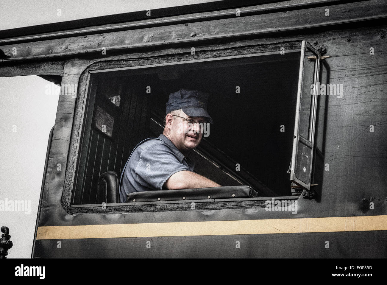 Steam Engine Driver, Western Maryland Scenic Railroad, Cumberland ...