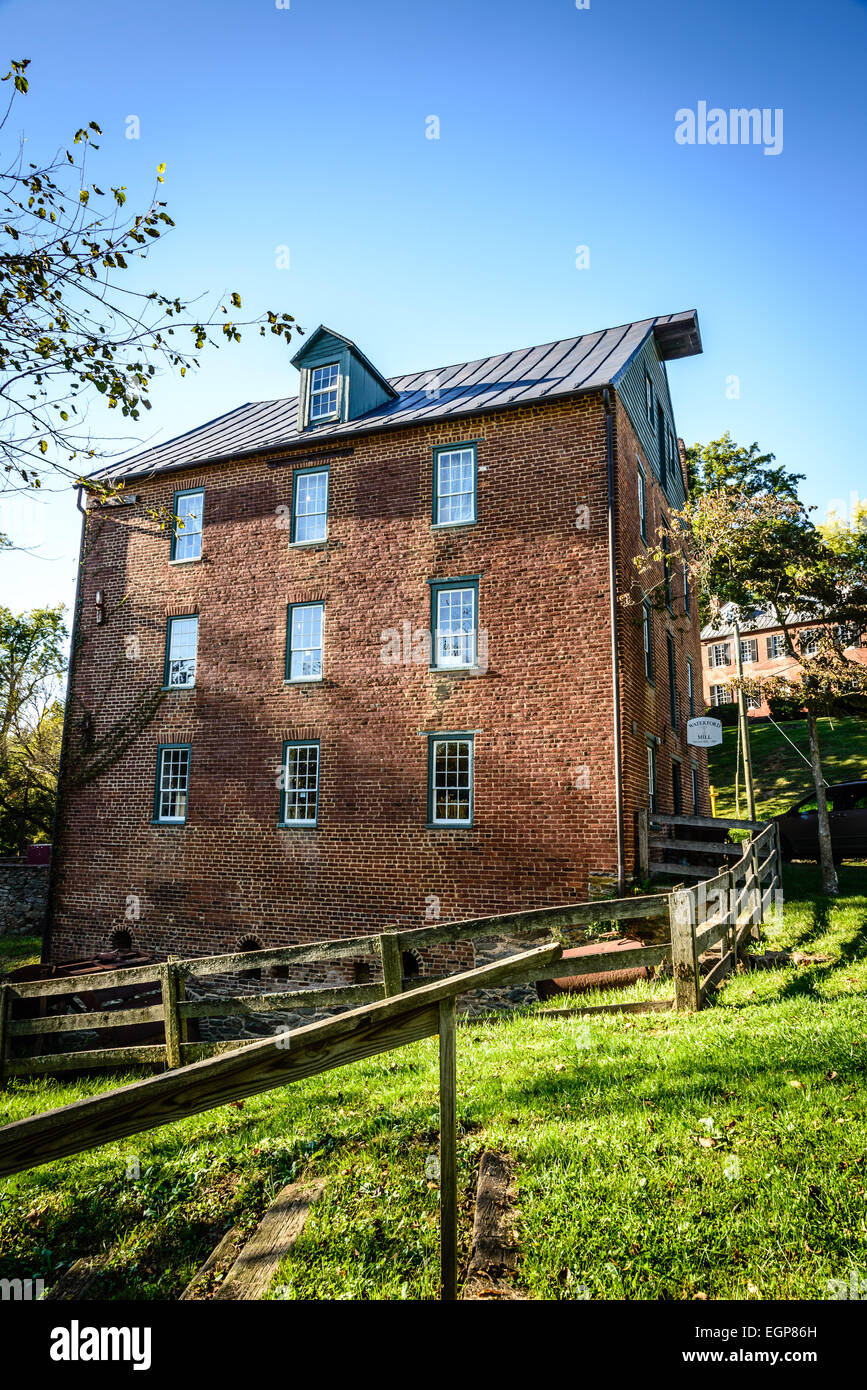 The Old Mill, Waterford, Virginia Stock Photo - Alamy