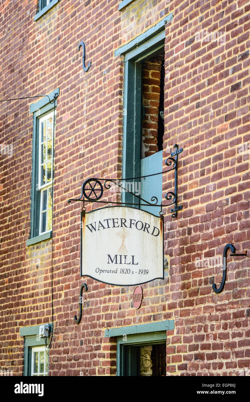The Old Mill, Waterford, Virginia Stock Photo - Alamy