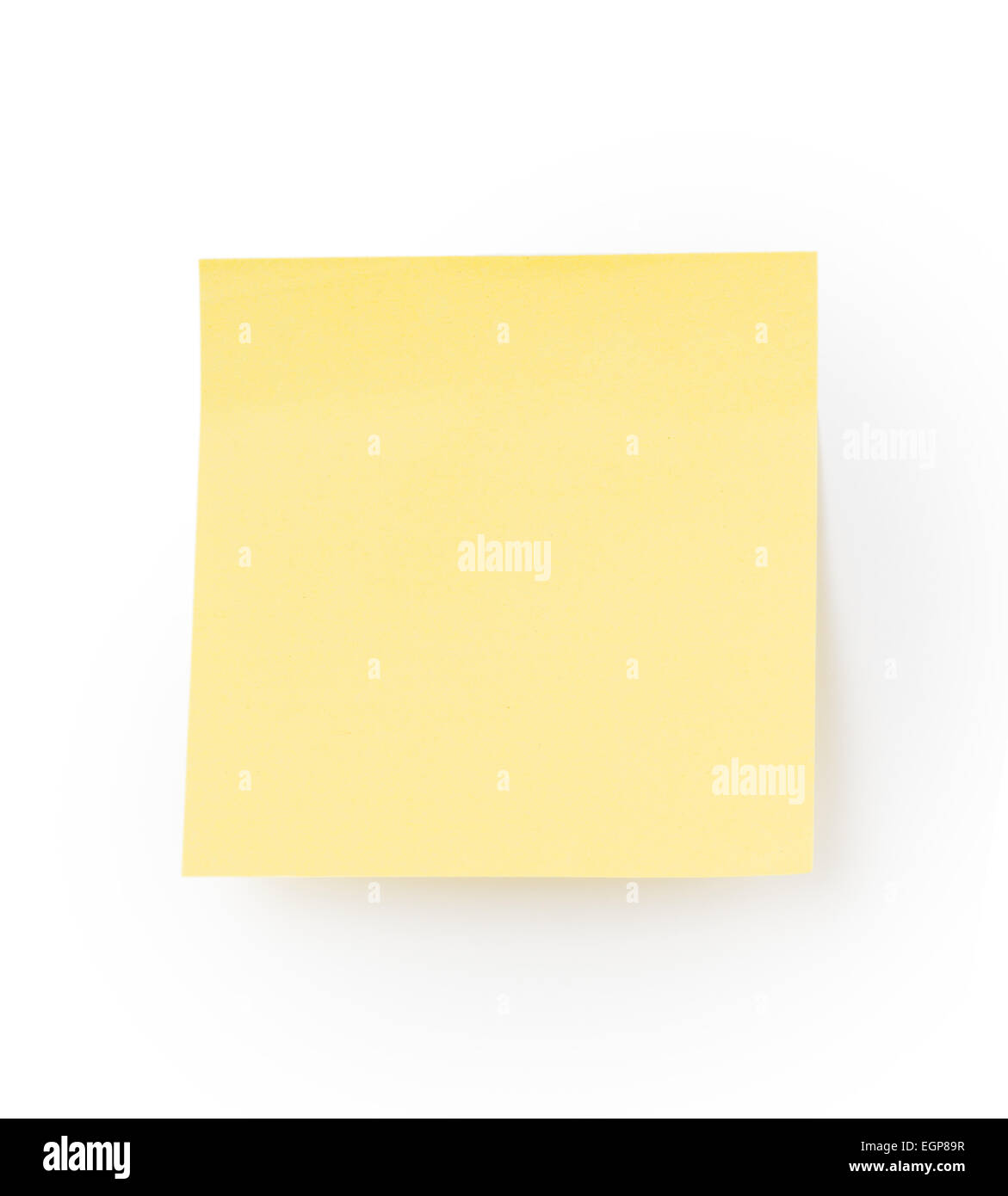 Yellow note paper Stock Photo - Alamy