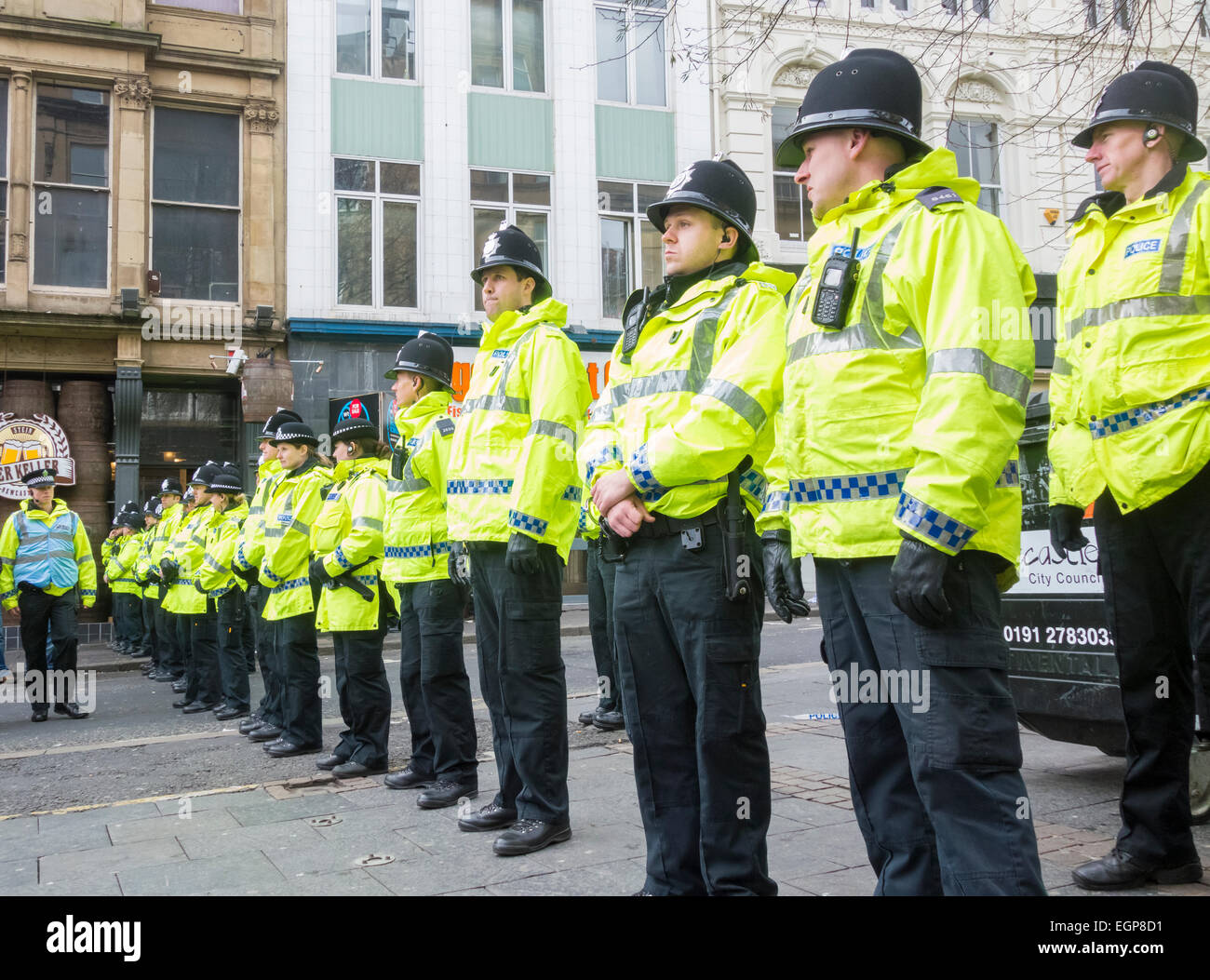 Large police presence hi-res stock photography and images - Alamy