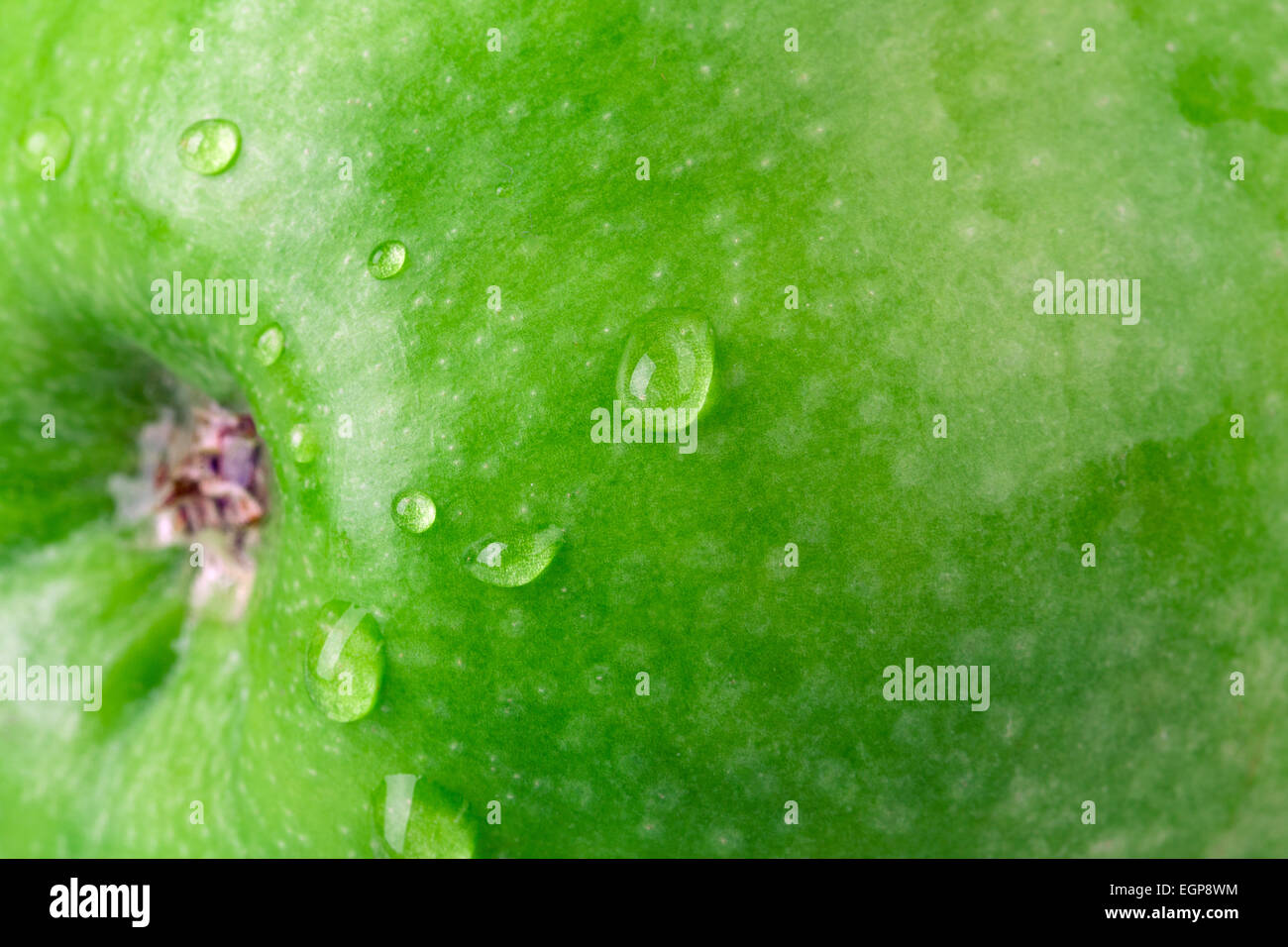 apple, green, drop water background Stock Photo - Alamy