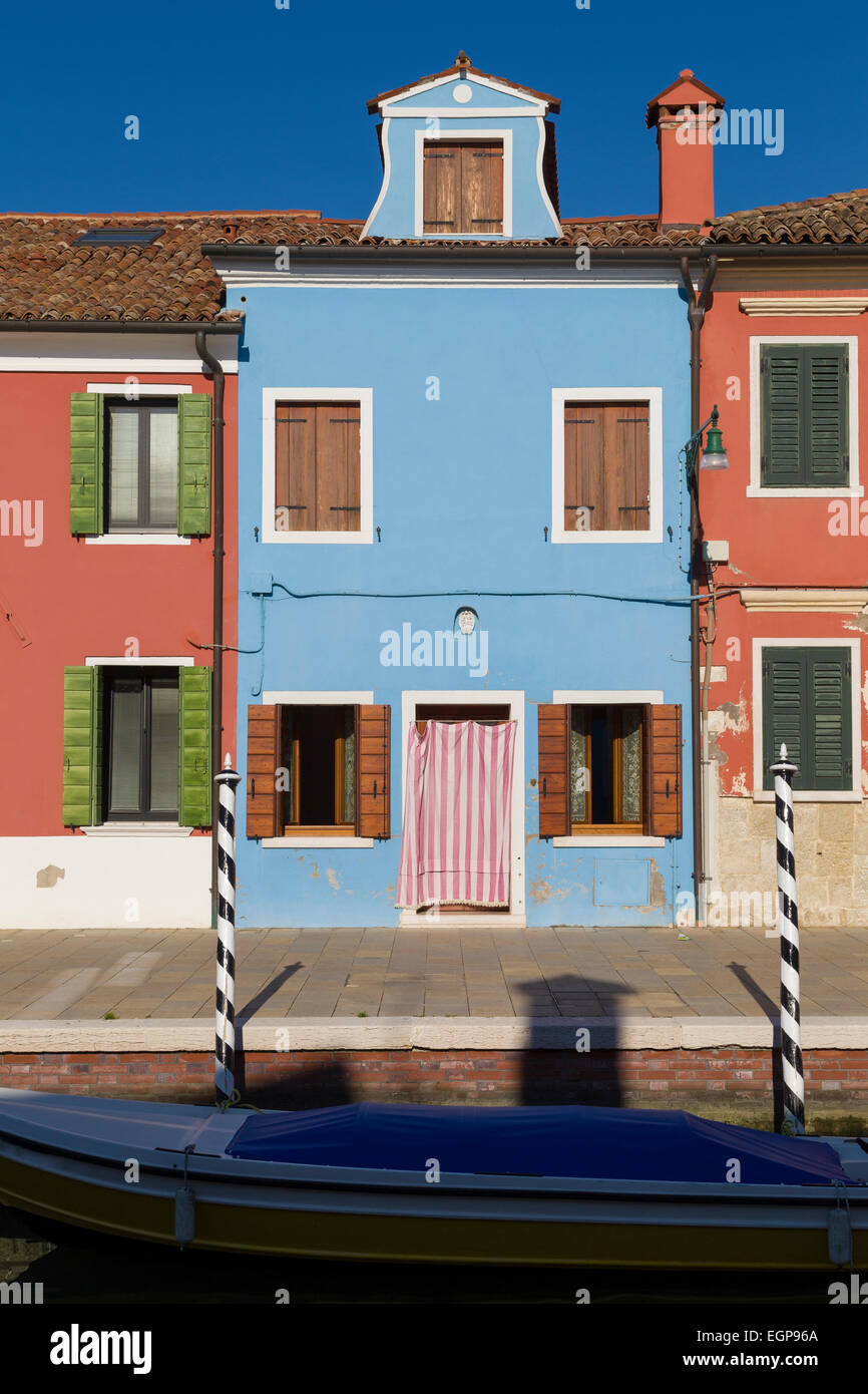 Colorful Traditional Buildings in Burano, Venice Stock Photo - Alamy