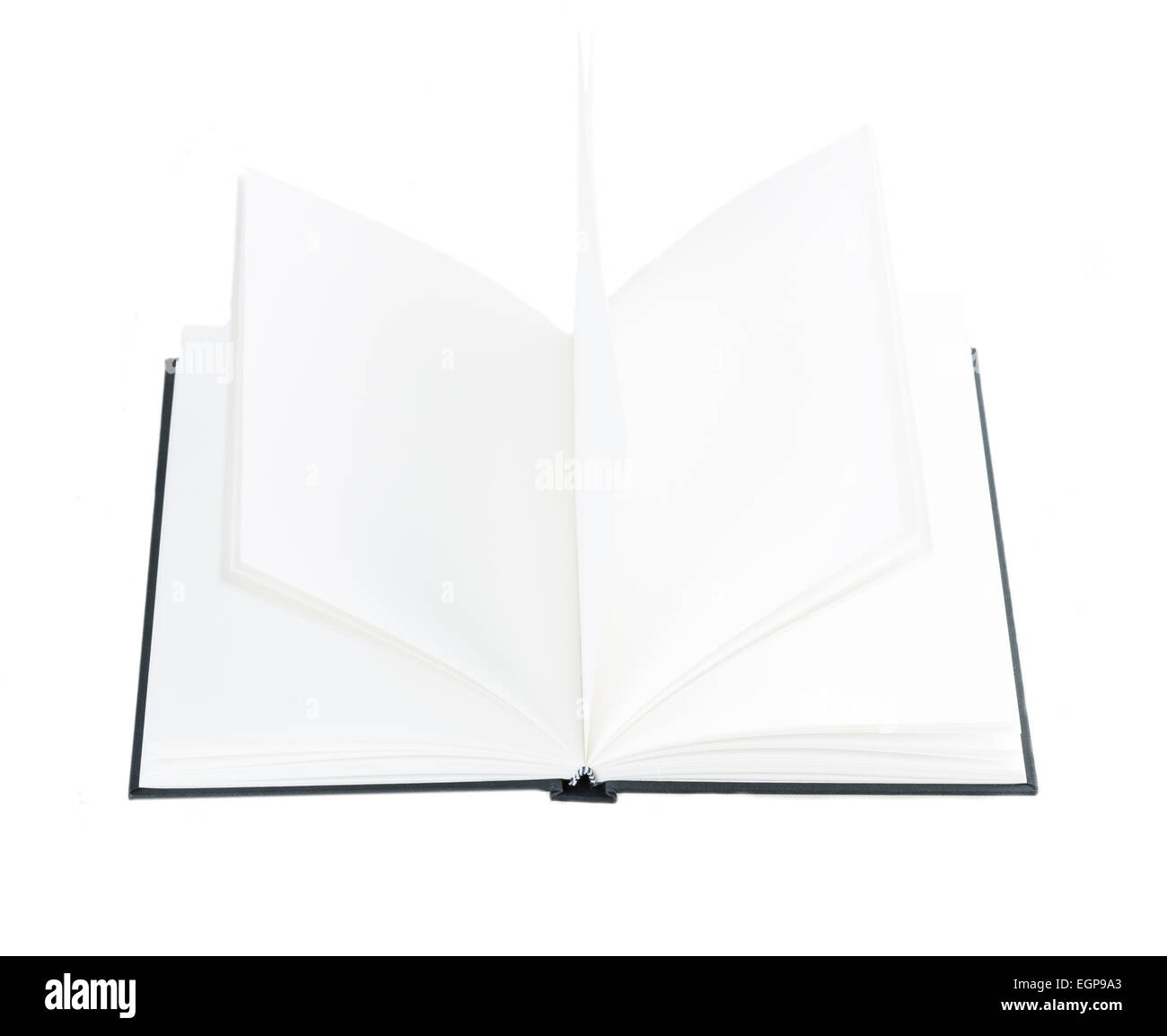 open book isolated on white background Stock Photo - Alamy