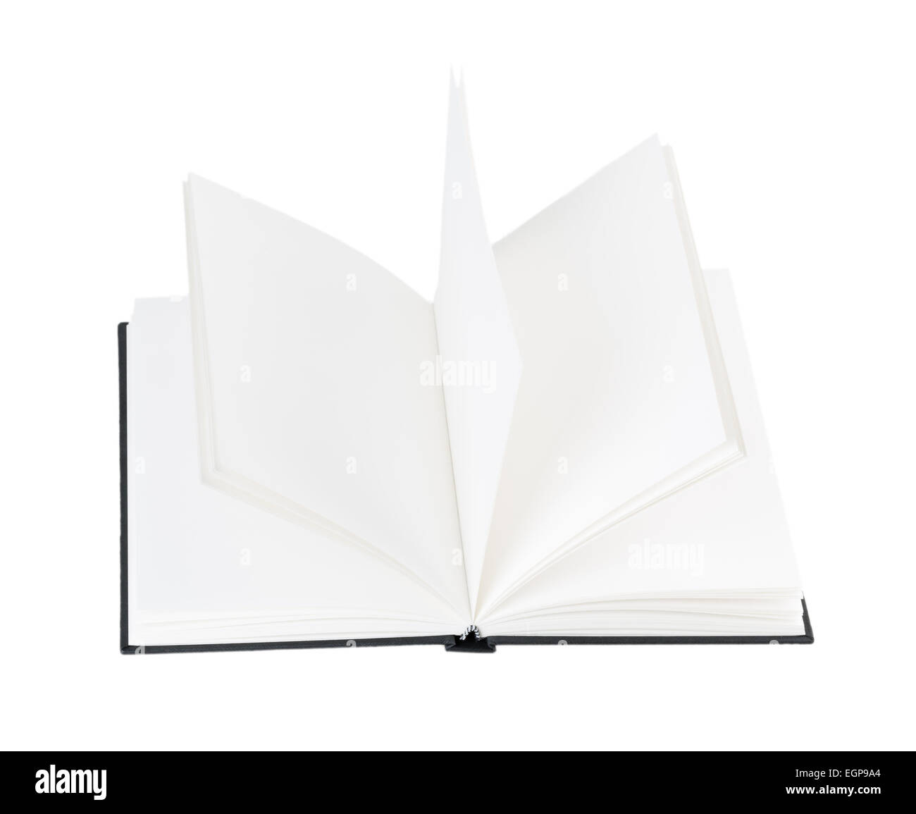 open book isolated on white background Stock Photo - Alamy