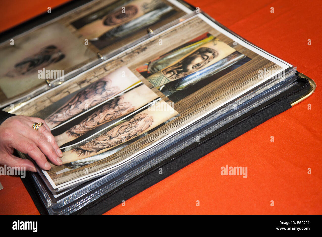 Manchester, UK 28th February, 2015. Record numbers of ink lovers ...