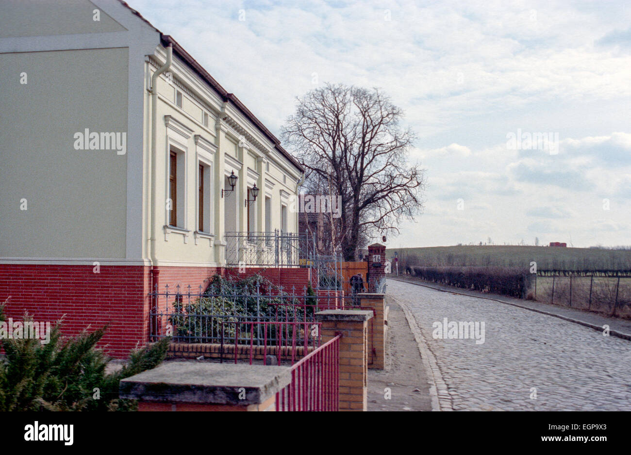 The outskirts of West Berlin, near the Berlin wall, Lübars, circa 1981 ...