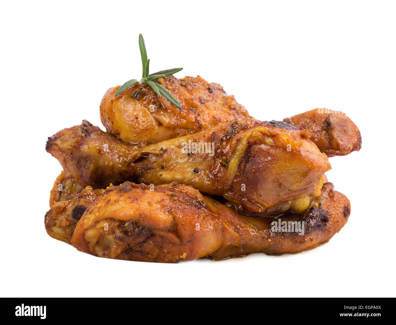 roasted chicken ham rosemary Stock Photo - Alamy