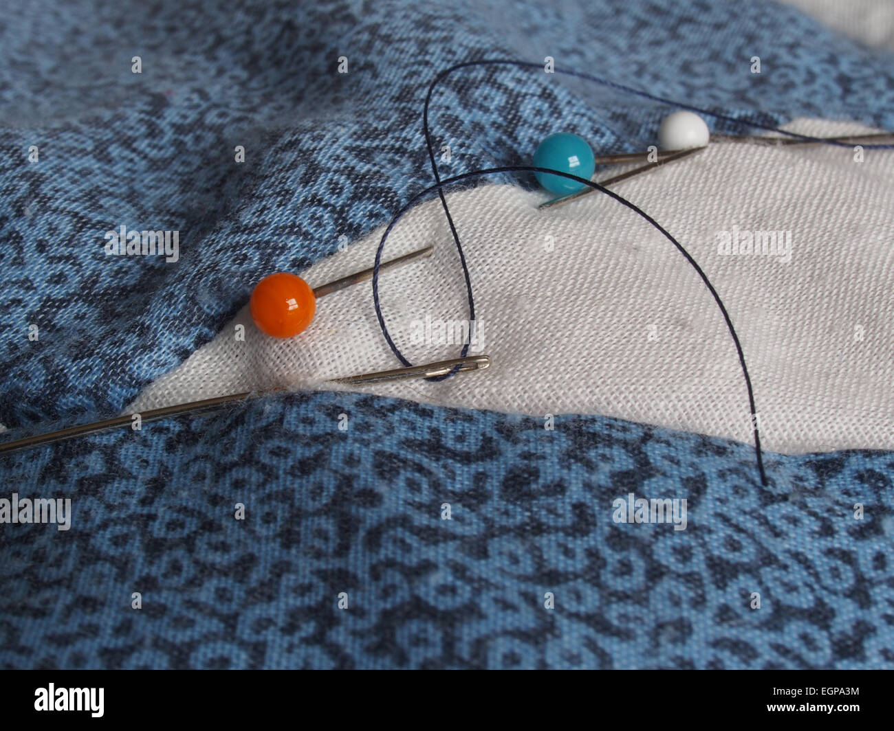 Hand stitching hi-res stock photography and images - Alamy