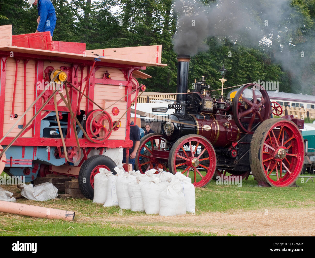 Steam threshing machine hi-res stock photography and images - Alamy