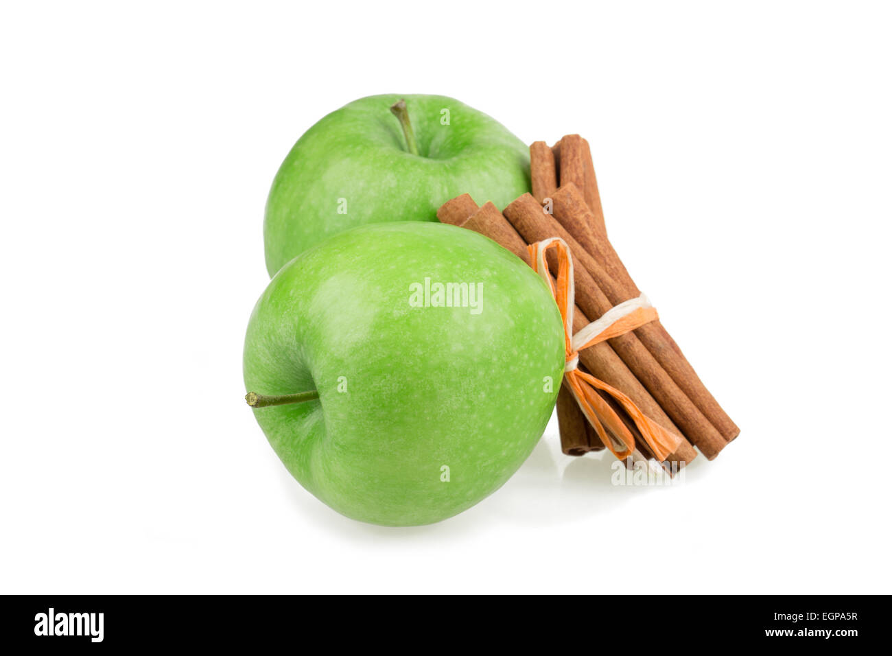 apple, cinnamon isolated on white background Stock Photo - Alamy